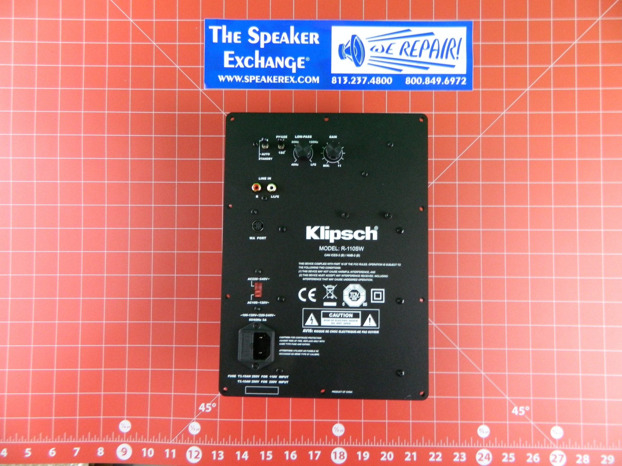 Klipsch R-110SW Replacement Amplifier, 1061077 - The Speaker Exchange