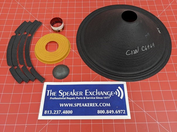 Jensen C12N C6969 12" Aftermarket Recone Kit - The Speaker Exchange