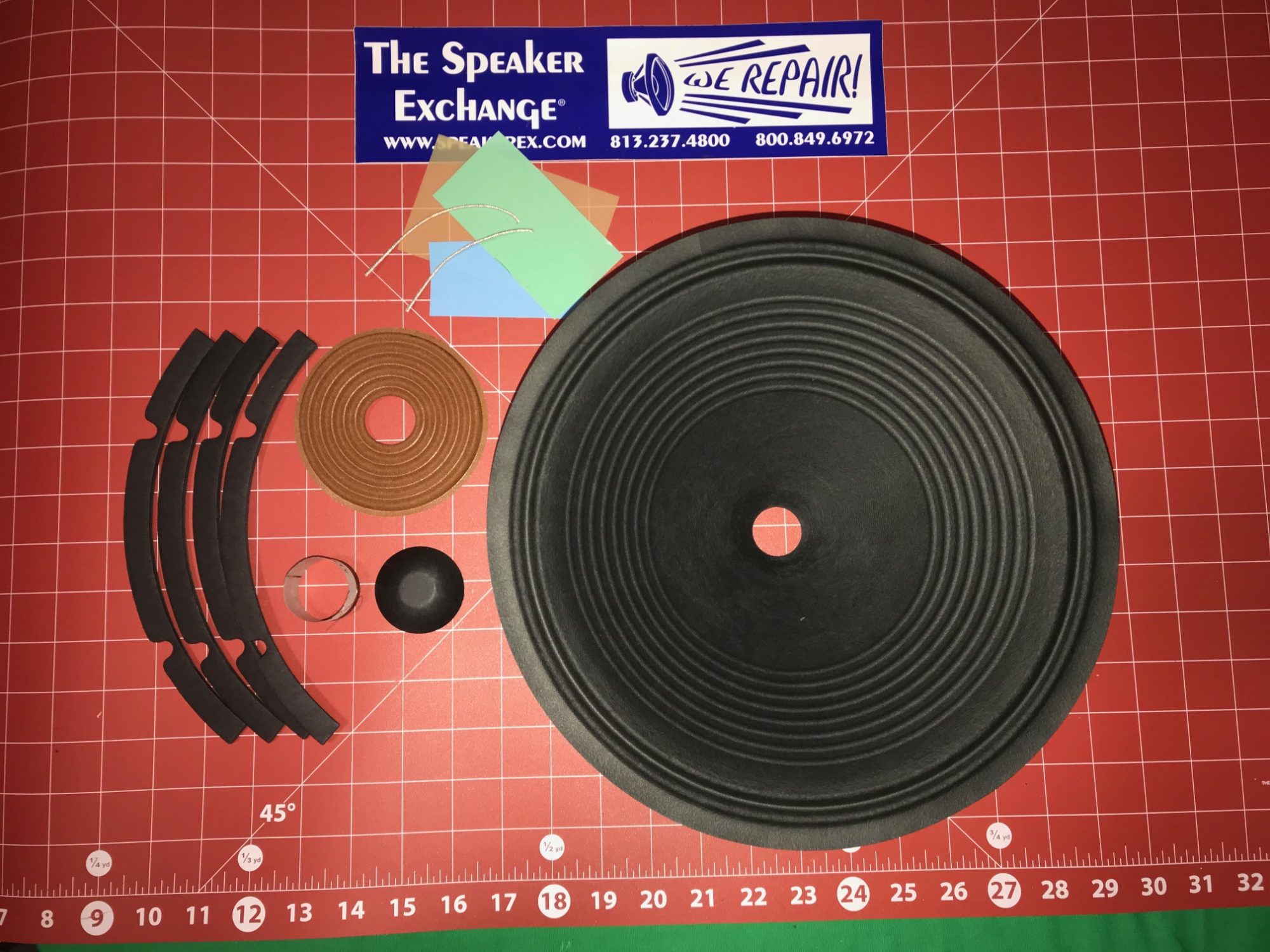 Jensen C12Q C7506-2 12" Aftermarket Recone Kit - The Speaker Exchange