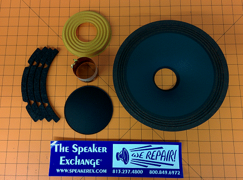 Eden 10" CX1060C 8 Ohm Aftermarket Recone Kit - The Speaker Exchange