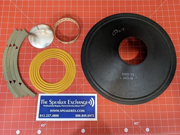JBL D130-8 15" Aftermarket Recone Kit, All Paper Cone - The Speaker ...