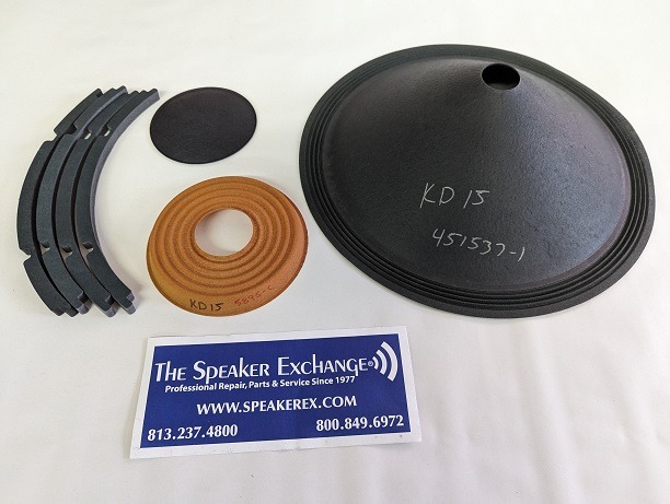 Klipsch KD15, KD16 15" Passive Radiator Aftermarket Recone Kit - The ...