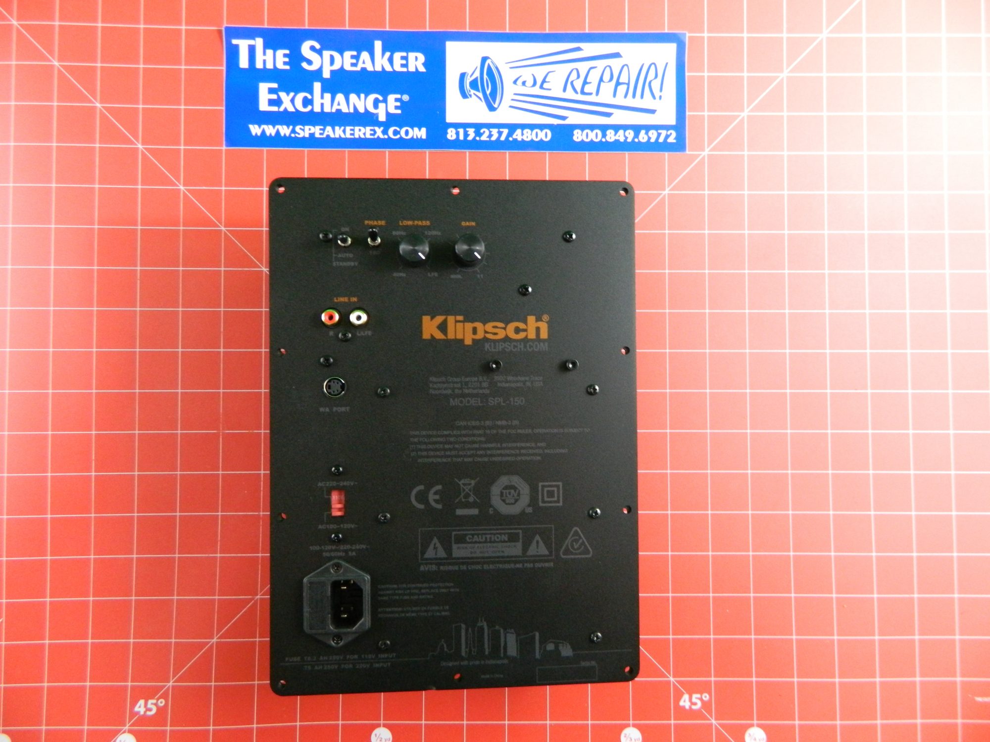 I need a plate amp for a Klipsch R-115SW | AVS Forum