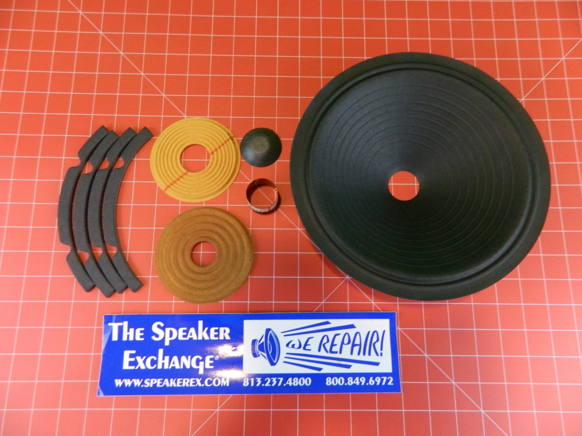 Jensen P10Q C6942 10" Aftermarket Recone Kit 8 Ohms - The Speaker Exchange