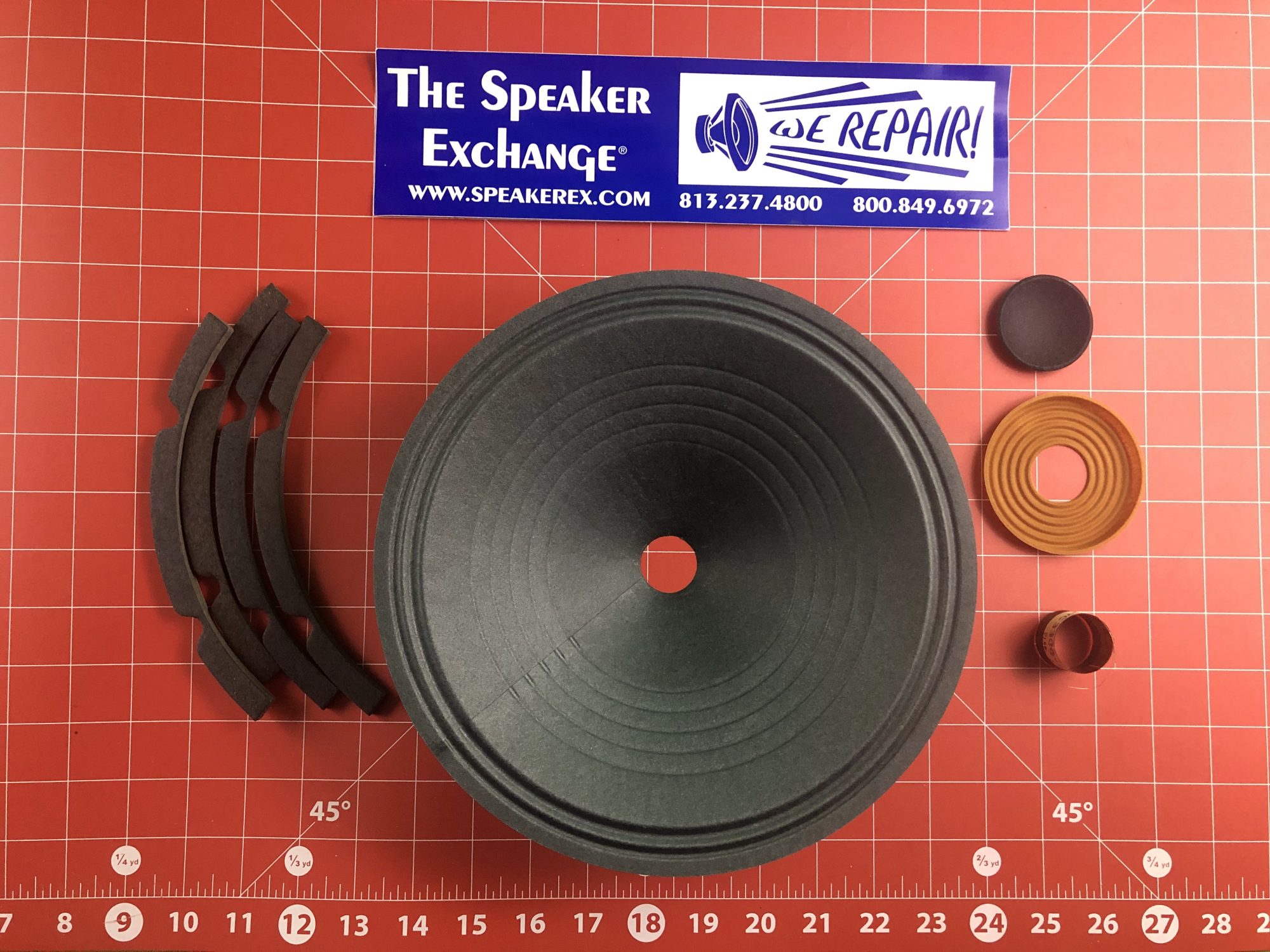 Jensen P10R C5888 6 10" Aftermarket Recone Kit - The Speaker Exchange
