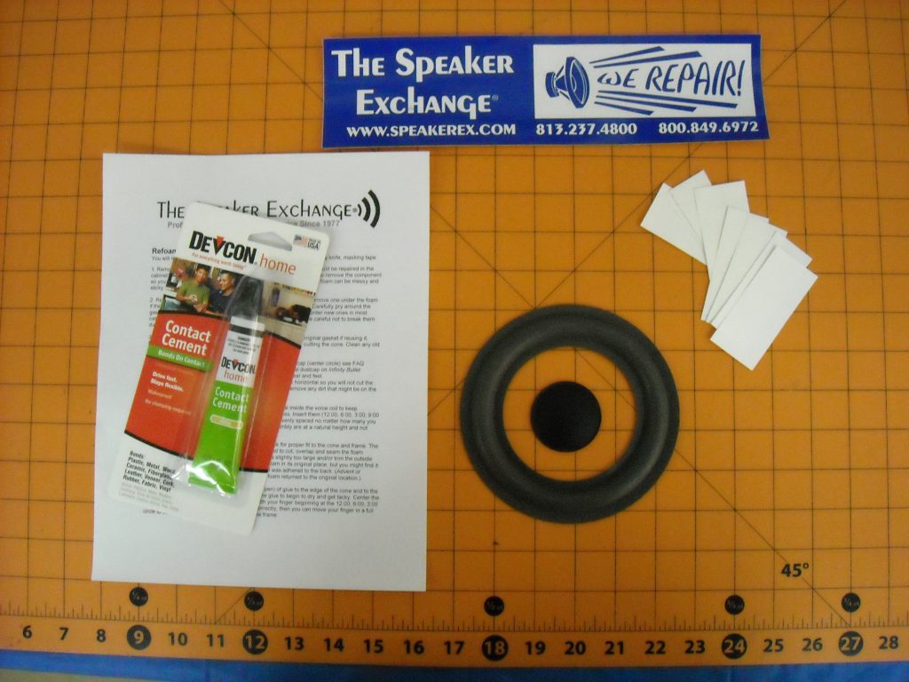 6.5'' JBL Harman Style Refoam Kit RFK6.5 | Speaker Exchange