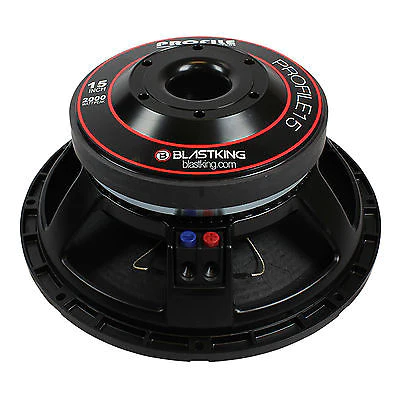 Blastking PROFILE15 15" 2000 Watts High Output Woofer - The Speaker ...