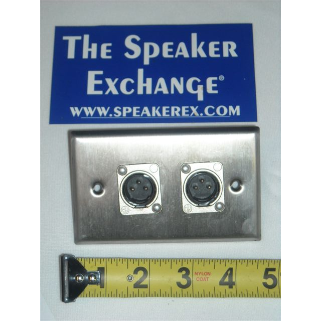 Wall Plate Female XLR - The Speaker Exchange